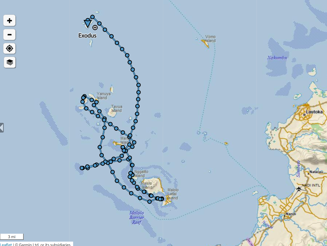 The Mamanucas Route Recap – Gresham Family Exodus